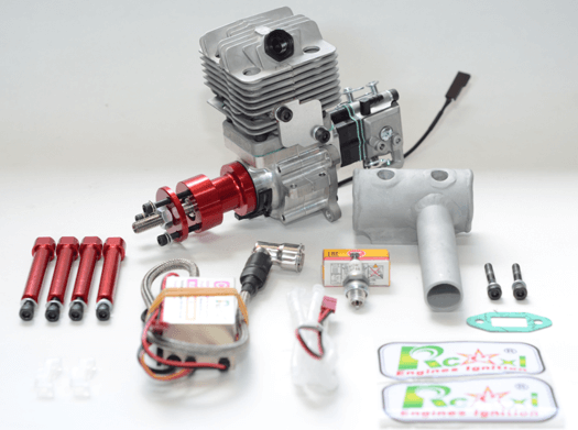 Motor Aeromodelo ALM Engines 26cc Muito Forte E Completo (NACIONAL ...